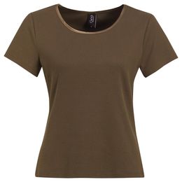 Gina Damen T-Shirt aus Feinripp