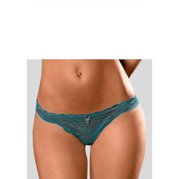 Lascana String 'Premium Dessous' gr&uuml;n Gr. 32/34 f&uuml;r Damen. Figurbetont