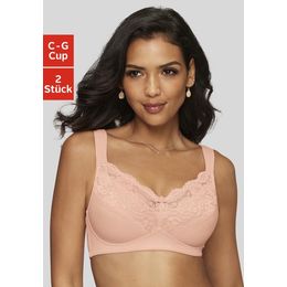 PETITE FLEUR BY LASCANA Soft-BH orange Gr. 100G. Ohne B&uuml;gel