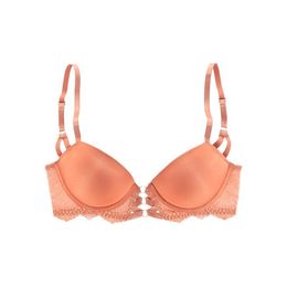 Lascana Push-up-BH 'Eleonora' kupferfarben Gr. 85C. Vergr&ouml;&szlig;ert Optisch Die B&uuml;ste und mit B&uuml;gel