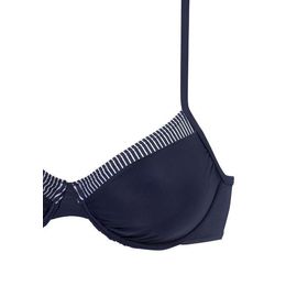 Lascana Set: B&uuml;gel-Bikini 'Emilia' blau Gr. 36 Cup D. Mit B&uuml;gel