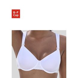 NUANCE BY LASCANA Still-BH wei&szlig; Gr. 70F. Mit B&uuml;gel. Nachhaltig.