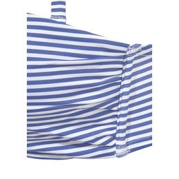 s.Oliver Set: B&uuml;gel-Bandeau-Bikini 'Line' mehrfarbig Gr. 36 Cup A. Mit Seitlichen St&auml;bchen Und Mit B&uuml;gel. Nachhaltig.