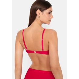 LSCN BY LASCANA B&uuml;gel-Bikini-Top 'Gina' pink Gr. 40 Cup D. Mit B&uuml;gel. Nachhaltig.