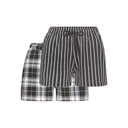 VIVANCE DREAMS BY LASCANA Pyjamashorts mehrfarbig Gr. 40/42 f&uuml;r Damen. Mit Allover-Druck. Basic. Nachhaltig.