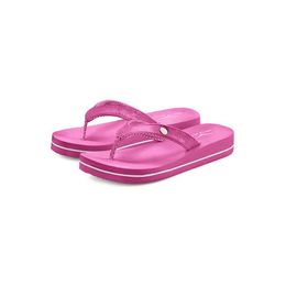 Venice Beach Badezehentrenner 'Sandale, Badeschuh, Badelatsche, Flip Flop, Badeschlappe, Pantolette' pink Gr. 40 f&uuml;r Damen. Mit Glitzerdetails