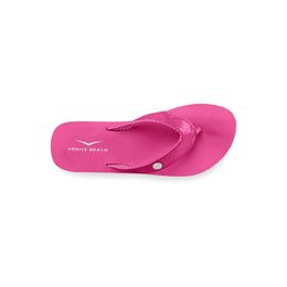 Venice Beach Badezehentrenner 'Sandale, Badeschuh, Badelatsche, Flip Flop, Badeschlappe, Pantolette' pink Gr. 44 f&uuml;r Damen. Mit Glitzerdetails