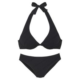s.Oliver Set: B&uuml;gel-Bikini 'Naila' schwarz Gr. 44 Cup B. Mit B&uuml;gel