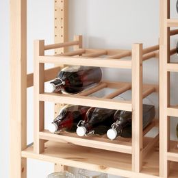 IKEA HUTTEN Flaschenregal f&uuml;r 9 Flaschen