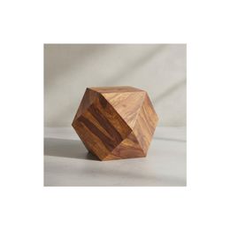 KADIMA DESIGN Couchtisch Sheesham Massivholz Modern Diamantform 57x42.5x57cm