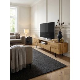 KADIMA DESIGN Lowboard Eiche-Dekor Modern Stil 160x46x43 cm mit 2 T&uuml;ren