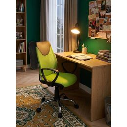 KADIMA DESIGN Kinderschreibtischstuhl H&ouml;henverstellbar Ergonomisch TERNI, Gr&uuml;n 60x60x101 cm