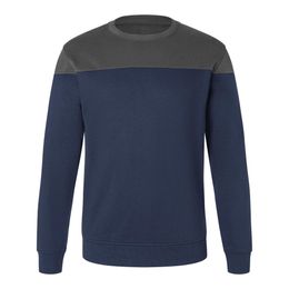 K&Uuml;BLER WORKWEAR K&uuml;bler Sweatshirt K&Uuml;BLER SHIRTS dunkelblau/dunkelgrau XS ; K&uuml;bler Workwear (5222 6406-4898-XS)