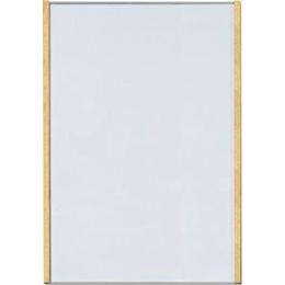 moedel Wandschild LMH, DIN A3, Hochformat, Holz- und Aluminiumrahmen, Klebe- oder Schraubmontage, B 308,5 x H 422,5 mm, silber/Ahorn