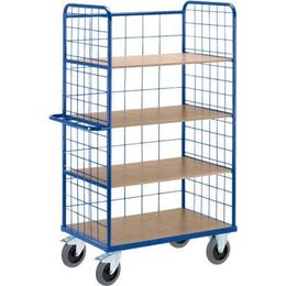 ROLLCART Gitter-Etagenwagen, L1000 x B700 mm