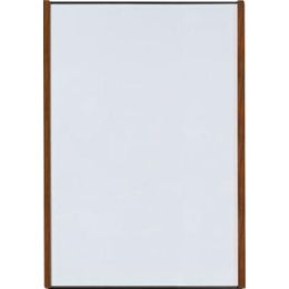 moedel Wandschild LMH, DIN A3, Hochformat, Holz- und Aluminiumrahmen, Klebe- oder Schraubmontage, B 308,5 x H 422,5 mm, schwarz/Nussbaum