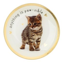 my home Deko-Teller mit Katzen-Motiv