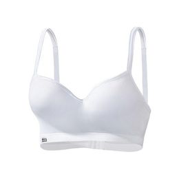 H.I.S. H.I.S Sport-BH wei&szlig; Gr. 80A. Mit Integriertem Kissen und mit B&uuml;gel