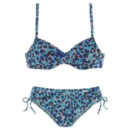 Lascana Set: B&uuml;gel-Bikini 'Ester' mehrfarbig Gr. 36 Cup C. Mit B&uuml;gel