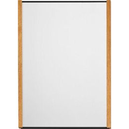 moedel Wandschild LMH, DIN A4, wechselbare Einlagen, Klebemontage, B 221,5 x H 299,5 mm, Eiche/schwarz