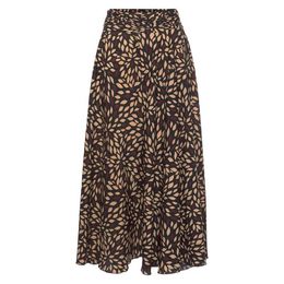 Lascana Hosenrock 'mit extra weitem Bein' mehrfarbig Gr. 34 f&uuml;r Damen. Figurumspielend