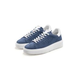 ELBSAND Sneaker 'Schn&uuml;rschuh, Turnschuh, Schn&uuml;rhalbschuh, Freizeitschuh, Ledersneaker' blau Gr. 42 f&uuml;r Damen. Nachhaltig.