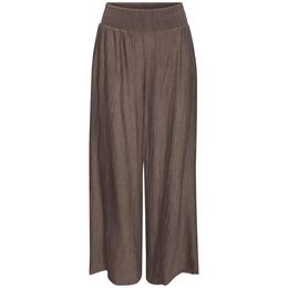 Lascana Schlupfhose 'aus leichter Webware' braun Gr. 36 f&uuml;r Damen. Figurumspielend. Nachhaltig.