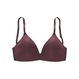 Lascana Push-up-BH rot Gr. 75B. Ohne B&uuml;gel