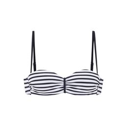 Venice Beach Bandeau-Bikini-Top 'Summer' mehrfarbig Gr. 36 Cup D. Mit St&auml;bchen Und Mit B&uuml;gel