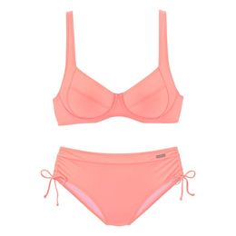 Lascana Set: B&uuml;gel-Bikini 'Annelie' orange Gr. 40 Cup D. Mit B&uuml;gel