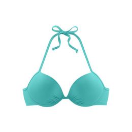 Buffalo Push-Up-Bikini-Top 'Happy' blau Gr. 40 Cup A. Mit B&uuml;gel