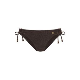 Lascana Bikini-Hose 'Fay' braun Gr. 40. Mit Zierperlen. Nachhaltig.