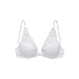 VIVANCE BY LASCANA Push-up-BH wei&szlig; Gr. 90AA. Vergr&ouml;&szlig;ert Optisch Die B&uuml;ste und mit B&uuml;gel
