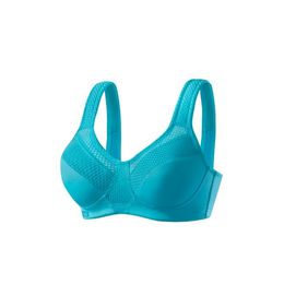 H.I.S. H.I.S Sport-BH blau Gr. 95E. Ohne B&uuml;gel