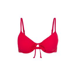 LSCN BY LASCANA B&uuml;gel-Bikini-Top 'Gina' pink Gr. 38 Cup E. Mit B&uuml;gel. Nachhaltig.