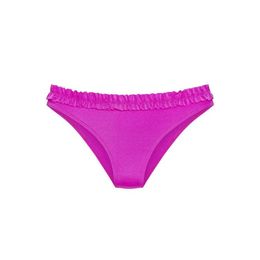 Lascana Bikini-Hose 'Liora' pink Gr. 36. Mit R&uuml;schen. Nachhaltig.