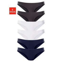 VIVANCE ACTIVE BY LASCANA Jazz-Pants Slips mehrfarbig Gr. 32/34 f&uuml;r Damen. K&ouml;rpernah