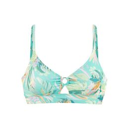 Venice Beach Triangel-Bikini-Top 'Sandra' blau Gr. 34 Cup A/B. Ohne B&uuml;gel. Nachhaltig.