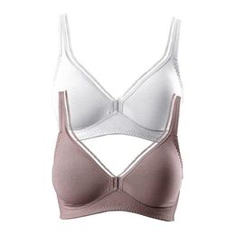 PETITE FLEUR BY LASCANA T-Shirt-BH mehrfarbig Gr. 100E. Ohne B&uuml;gel. Nachhaltig.