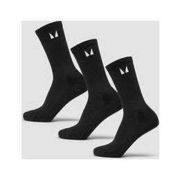 Myprotein MP Laufsocken (3er Pack) &ndash; Schwarz - UK 6-8
