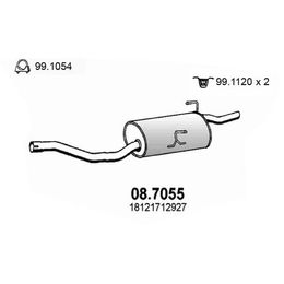 Asso Endschalld&auml;mpfer 087055 f&uuml;r BMW