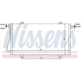 NISSENS Kondensator, Klimaanlage 94989 f&uuml;r RENAULT