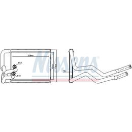 NISSENS W&auml;rmetauscher, Innenraumheizung 707070 f&uuml;r HYUNDAI