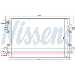 NISSENS Kondensator, Klimaanlage 94750 f&uuml;r RENAULT