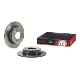 Brembo Bremsscheibe 08.A708.1X Gelocht 284mm 10mm f&uuml;r HYUNDAI KIA (DYK)