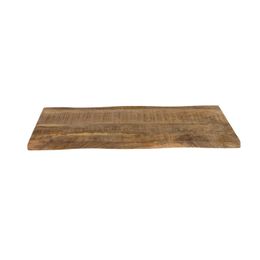 Tischplatte Baumkante Mango massiv 100 x 40 cm CURTIS