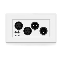 Blustream DA22XLR-WP-EU-V2 Dante Wallpanel XLR