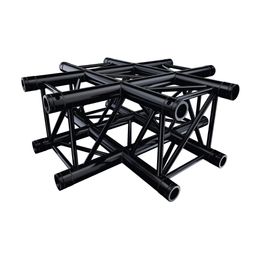 Global Truss F34 PL 4-Weg Ecke C41 710mm stage black inkl Verbinder