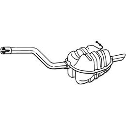 BOSAL Endschalld&auml;mpfer 220003 f&uuml;r Skoda