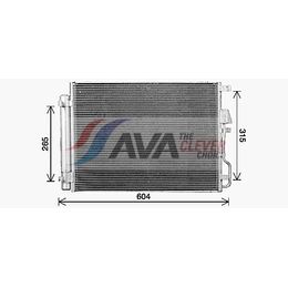 AVA QUALITY COOLING Kondensator, Klimaanlage hy5469d f&uuml;r KIA